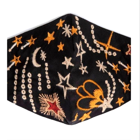 Johnny Was | Accessories | Johnny Was Sun Moon Stars Face Mask | Poshmark